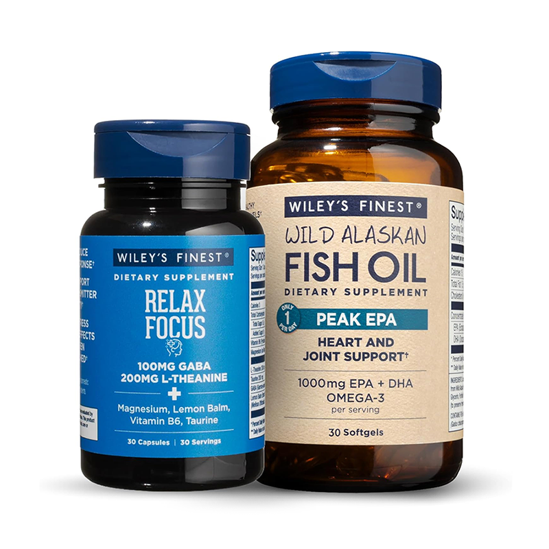 Omega-3 & Stress Support Bundle – Wiley's Finest